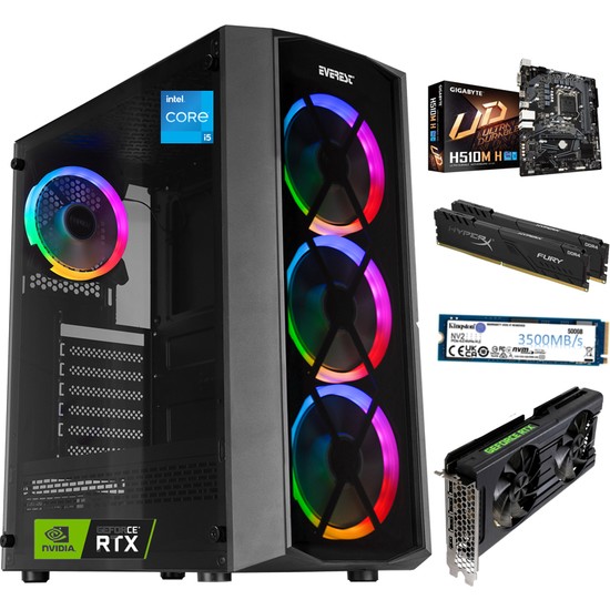 Pcbox Intel Core I5 11400F / Rtx 3060 12GB / 16GB Ddr4 / Fiyatı