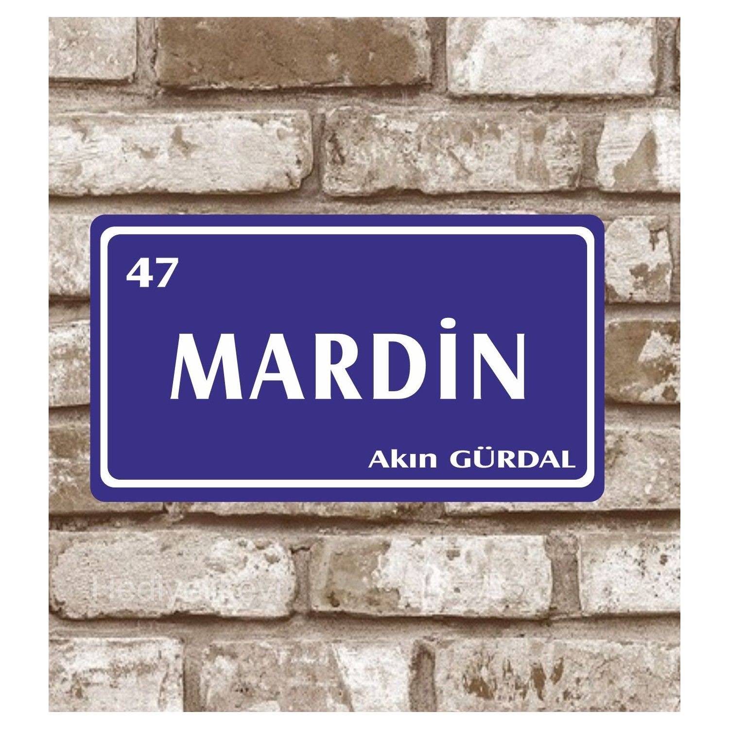 Hediyelikevi Metal Plaka Mardin 47 Retro Poster (29X15) Fiyatı