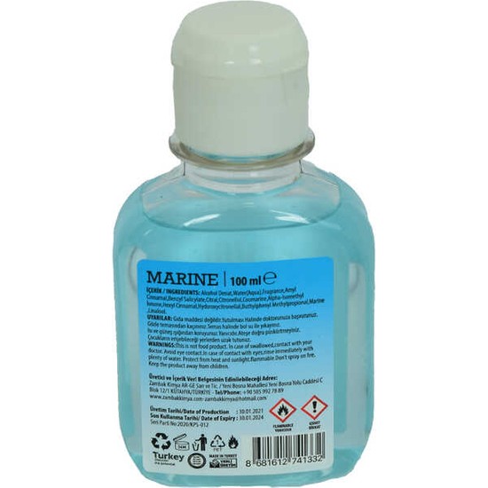 Revol Deniz Kolonyası Marine Eau De Cologne 80 Derece 100 ml Fiyatı