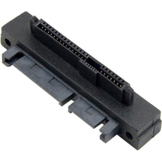 Gorgeous 90 Derece Sağ Açılı Sata 22PIN 7 + 15 Erkek - Fiyatı