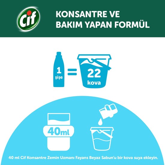 Cif Konsantre Zemin Uzmanı Fayans Beyaz Sabun %100 Temizlik Fiyatı