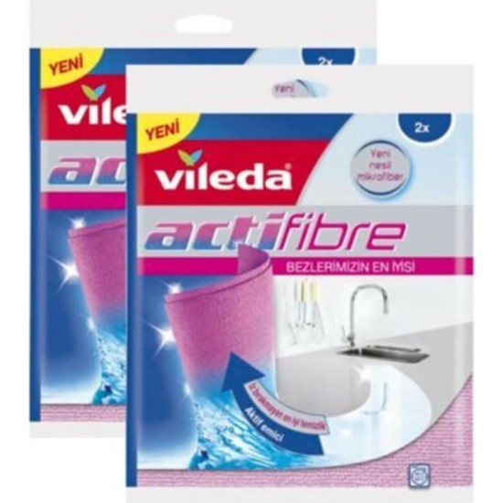 Vileda Actifibre Bez 2'li x 2 Adet Fiyatı - Taksit Seçenekleri