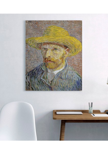 Tablopro Vincent Van Gogh - Self Portrait With Straw Hat Fiyatı