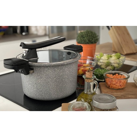 Flonal Monalite Indüksiyonlu Hızlı Pişirici Tencere 24 cm Fiyatı