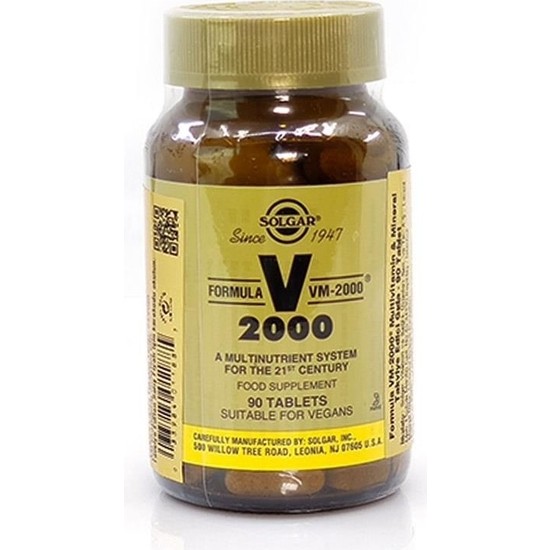 Solgar Vm-2000 Multivitamin Mineral 90 Tablet -Va731 Fiyatı