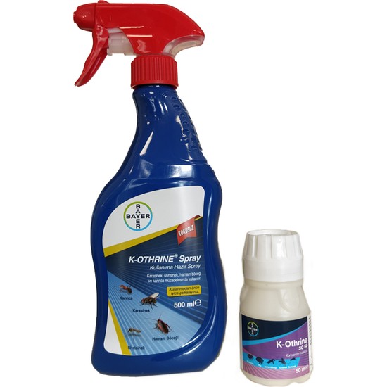 Bayer K-Othrine Sc 50 ml + K-Othrine Sprey 500 ml Fiyatı