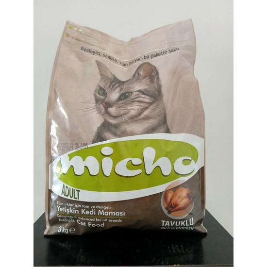 Micho Adult Cat Tavuklu Yetişkin Kedi Maması 3kg Fiyatı