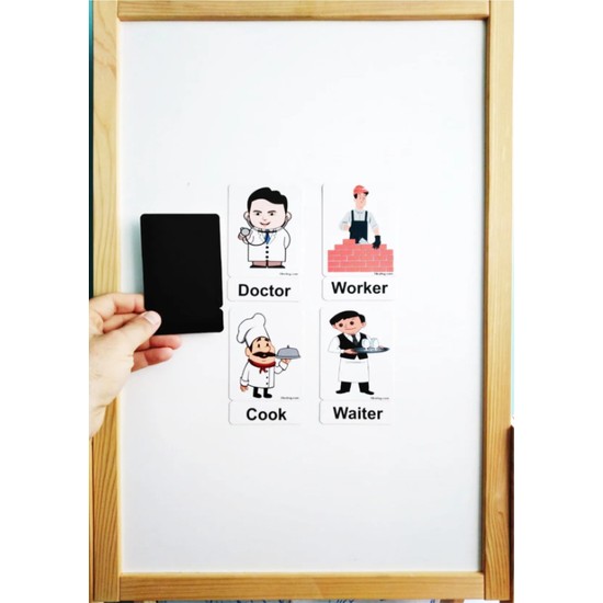 Okuling Manyetik Ingilizce Kelime Kartları Flashcards Kitabı