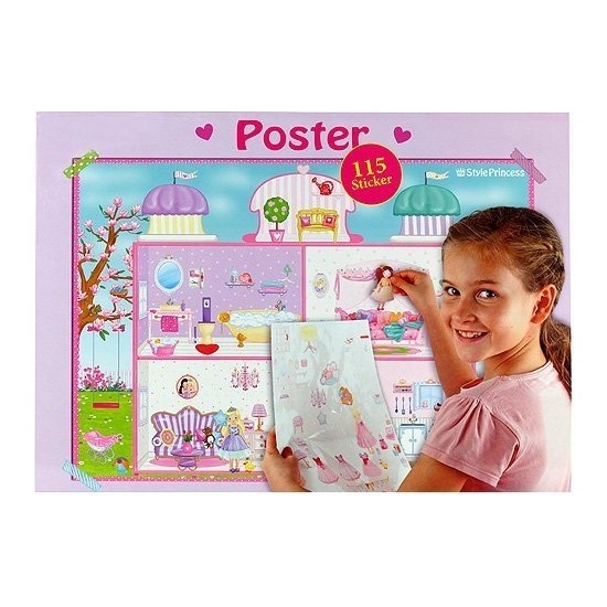 Top Model My Style Princess Poster Çıkartma Tasarım Seti Kitabı