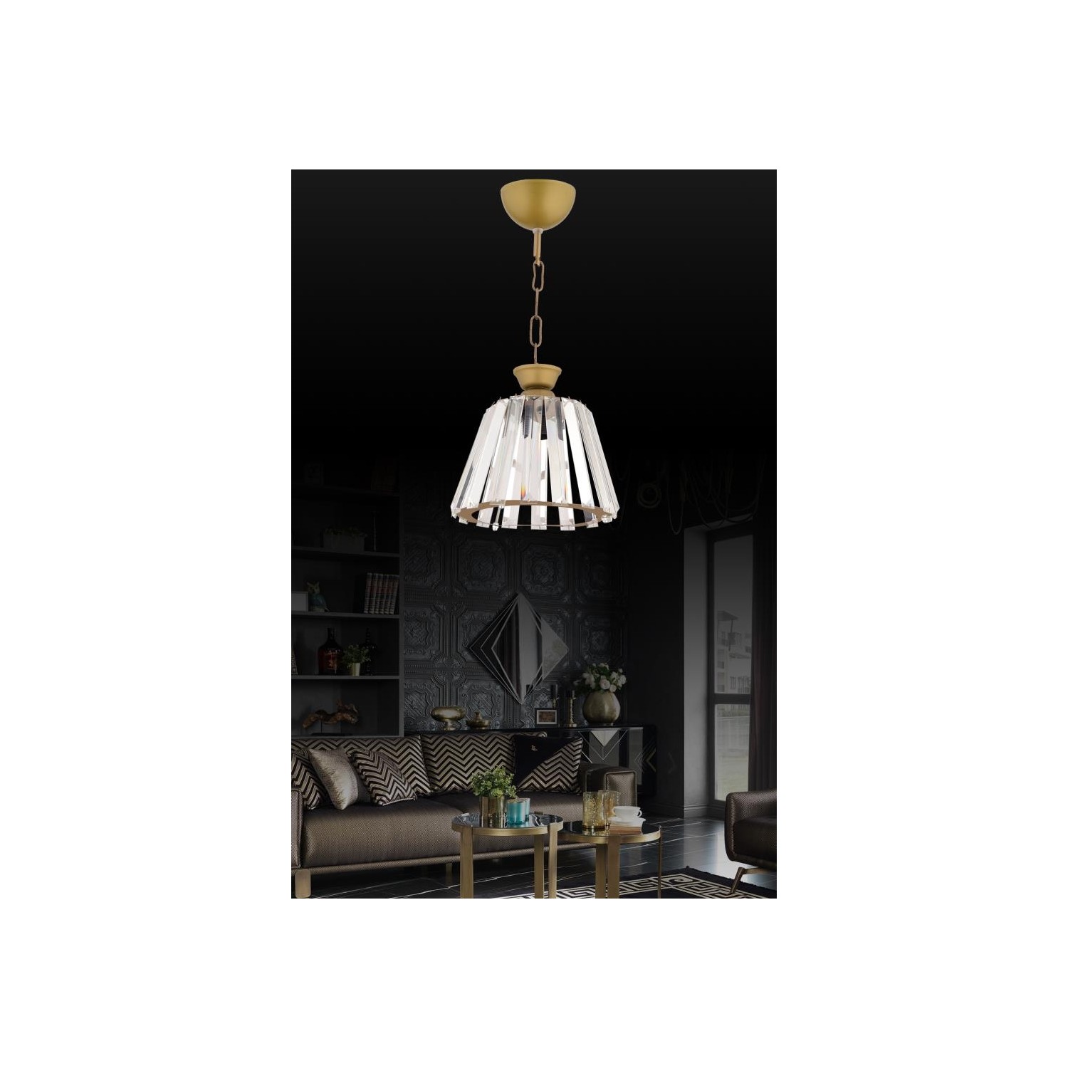 Istanbul Avize Koni Tekli Eskitme Top Tes. K.u Kristal Taşlı Fiyatı