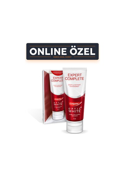 Colgate Optic White Expert Complete Diş Macunu 75 ml Fiyatı