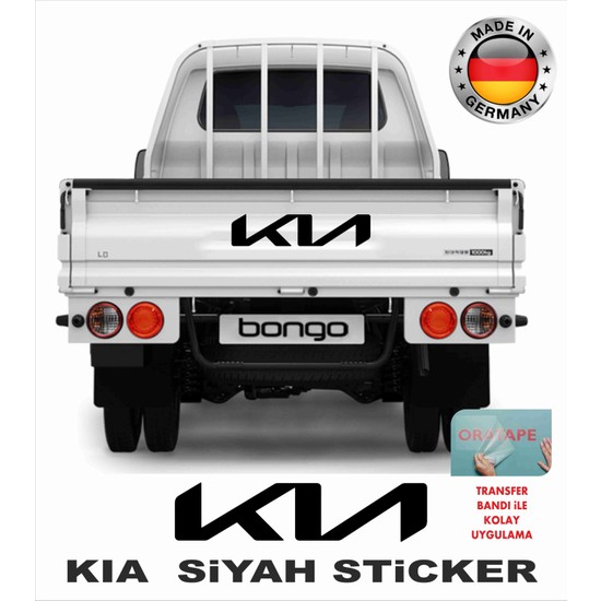 Zafrak Reklam Kia Bongo Logo Sticker Kasa Yazısı 40X10 cm Fiyatı