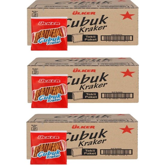 Ülker Ulk Çubuk Kraker Sade 40 gr x 108 Adet Fiyatı
