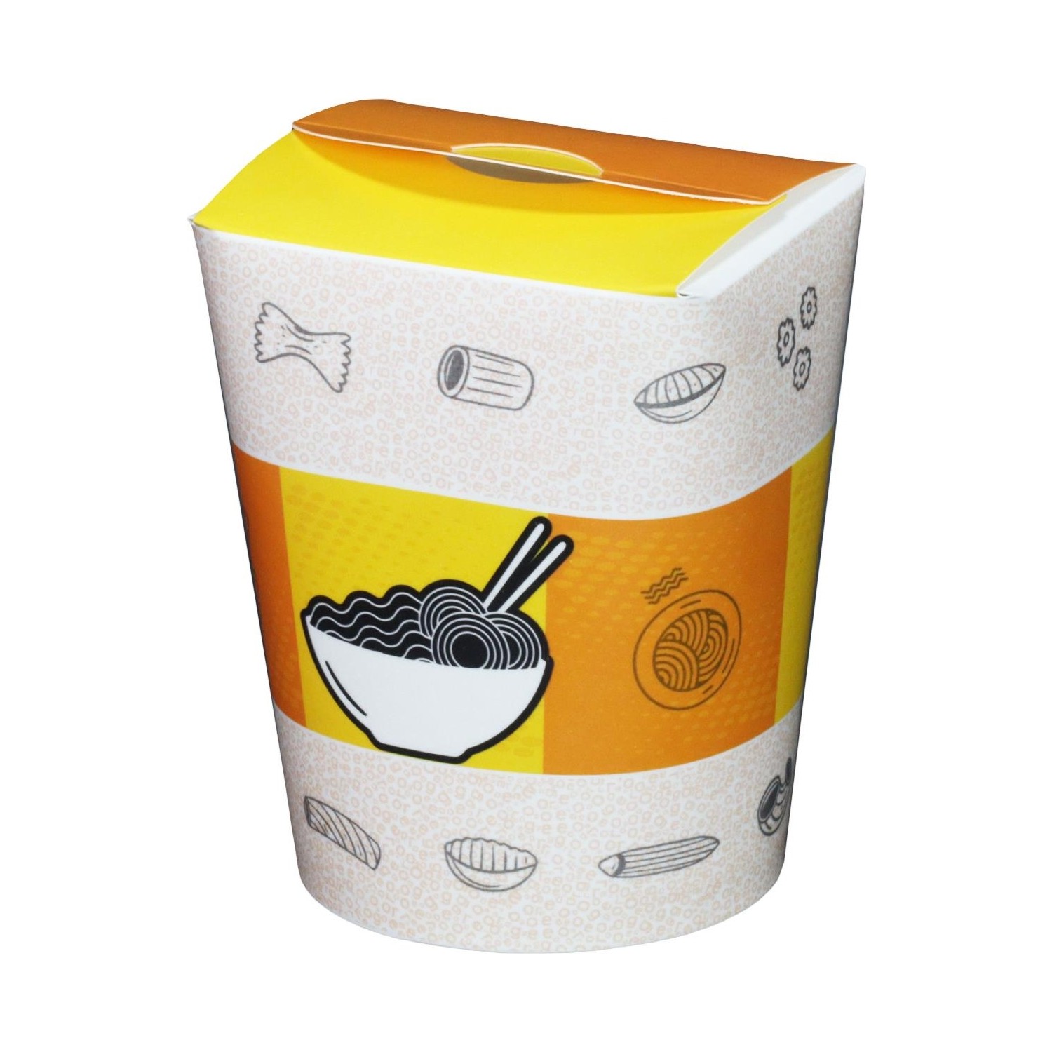 Ambalaj Pazarı Karton Noodle Kutusu 16 Oz - 50 Adet Fiyatı