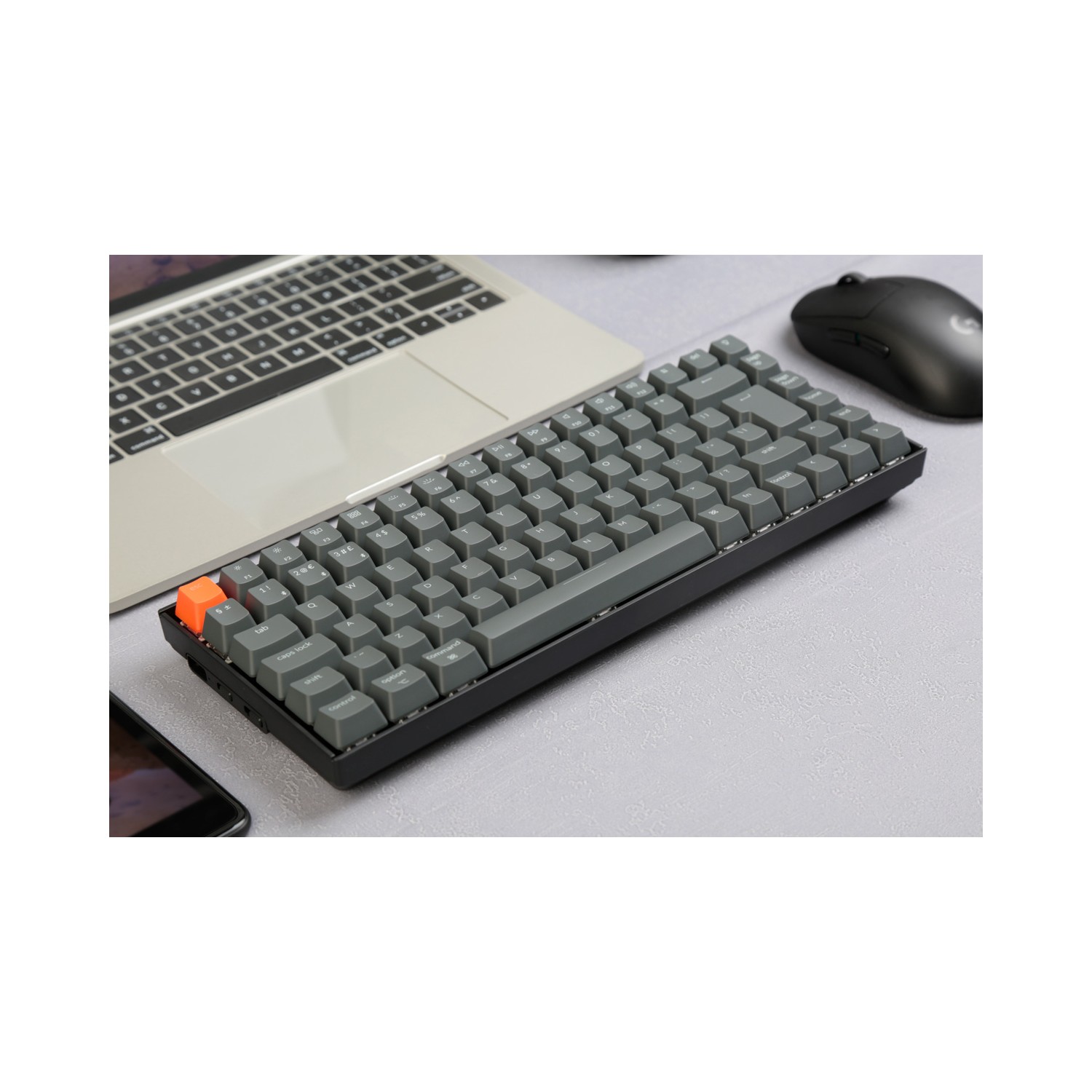 Keychron K2 Kablosuz Mekanik Klavye-Bluetooth 5.1- Rgb-Aluminum Frame ...