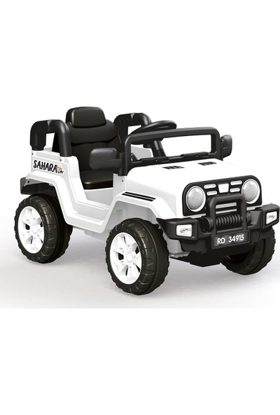 Dolu 8086 Sahara Uzaktan Kumanlı Akülü Araba 12 V - Beyaz Dolu 8086 Sahara Uzaktan Kumanlı Akülü Araba 12 V - Beyaz