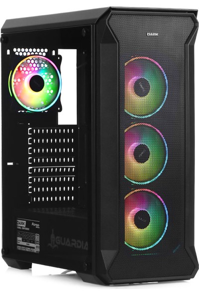 Dark Guardian Pro 4x12cm ARGB LED Fanlı USB 3.0 Bilgisayar Kasası (DKCHGRPRO) Dark Guardian Pro 4x12cm ARGB LED Fanlı USB 3.0 Bilgisayar Kasası (DKCHGRPRO)