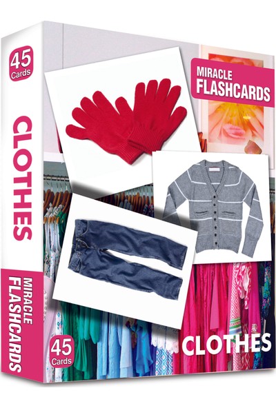 Miracle Flashcards Clothes (40 Pictures) Miracle Flashcards Clothes (40 Pictures)