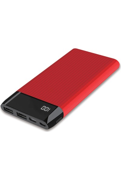 Dexim DCA0027-R 10000 mAh SY15 Taşınabilir Şarj Cihazı - Kırmızı Dexim DCA0027-R 10000 mAh SY15 Taşınabilir Şarj Cihazı - Kırmızı