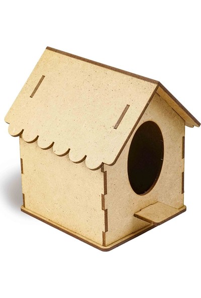 4kmobil Ahşap Mdf Maket Kuş Evi 1