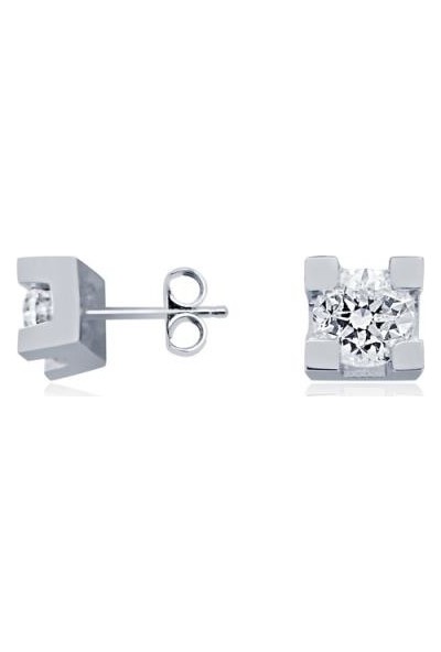 Diamond Line-Gülaylar 0,47 Karat Pırlanta Tektaş Küpe