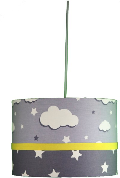 İnka Bulut Desen Çocuk Odası Avize