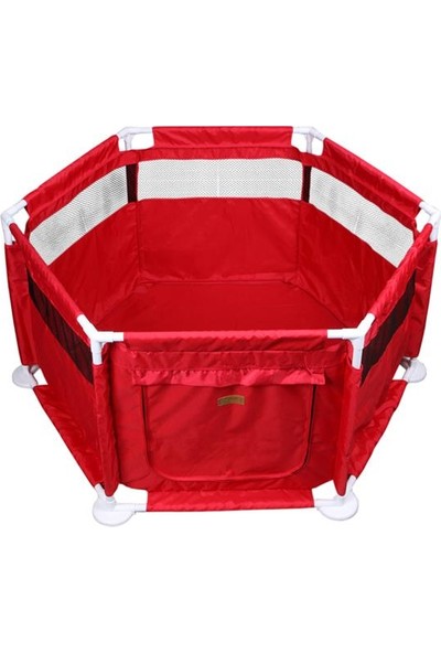 Dubex Pet Park Kırmızı Köpek Oyun Alanı 120 x 60 x 60 cm