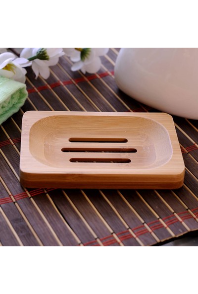 Wow Home Dikdörtgen Bambu Katı Sabunluk 1280 Wow Home Dikdörtgen Bambu Katı Sabunluk 1280