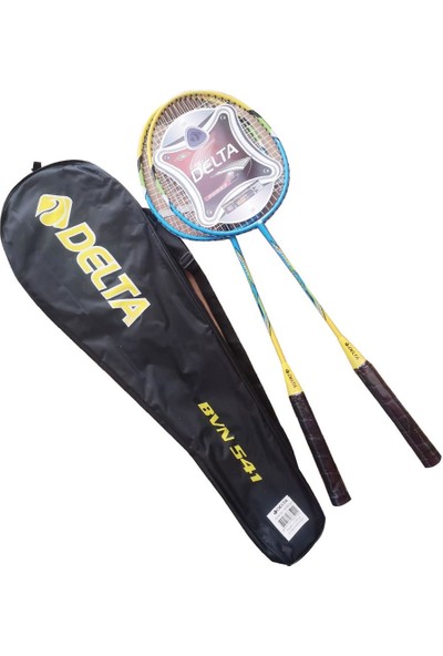 Delta Tek Parça 2 Adet Çiftli Badminton Raketi Çantalı Seti Delta Tek Parça 2 Adet Çiftli Badminton Raketi Çantalı Seti