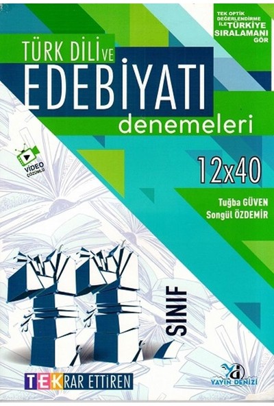 Yayın Denizi 11. Sınıf Türk Dili ve Edebiyatı TEK Serisi Denemeleri - Songül Özdemir Yayın Denizi 11. Sınıf Türk Dili ve Edebiyatı TEK Serisi Denemeleri - Songül Özdemir