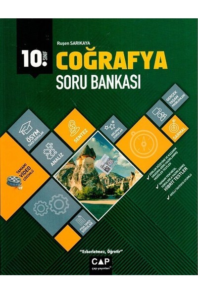 Çap Yayınları Yayınları 10. Sınıf Coğrafya Anadolu Soru Bankası