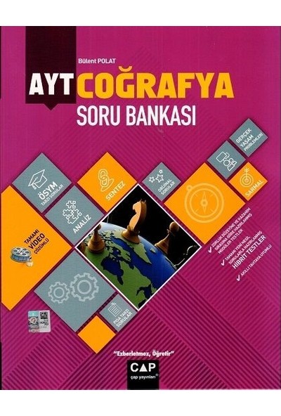Çap Yayınları AYT Coğrafya Soru Bankası - Bülent Polat