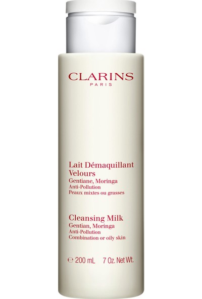 Clarins Lait Demaquillant Velours Gentiane Temizleme Sütü 200 Ml Karma Ve Yağlı Ciltler Için