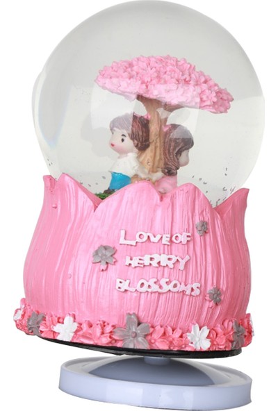 Menzir Müzikli Sulu Kar Küresi Lale