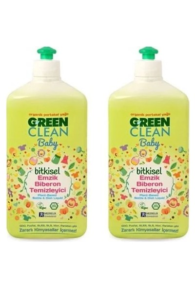 U Green Clean Baby Bebek Biberon Emzik Temizleyici 2 x 500 ml U Green Clean Baby Bebek Biberon Emzik Temizleyici 2 x 500 ml
