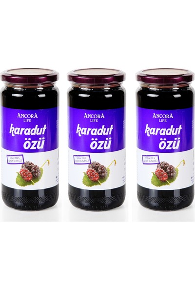 Ancora Life Karadut Özü 640 gr 3'lü Paket Ancora Life Karadut Özü 640 gr 3'lü Paket