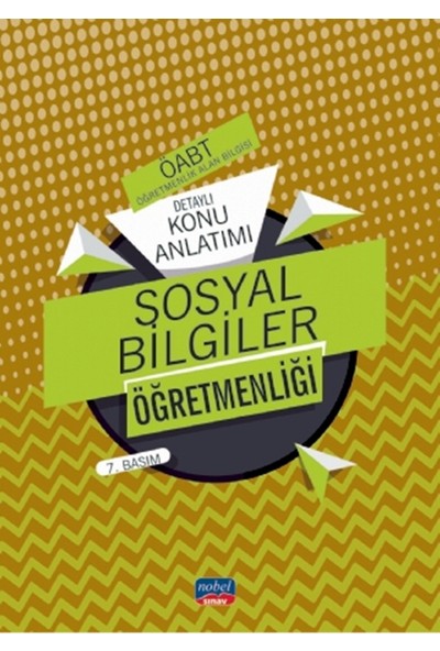 Nobel Yayınları 2020 Sosyal Bilgiler Öğretmenliği ÖABT