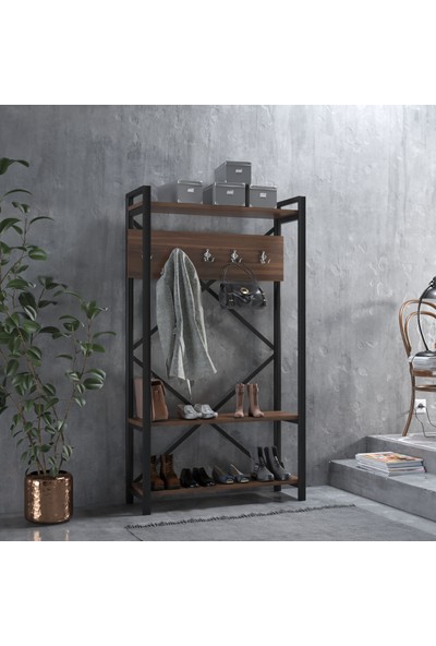 Evdemo Berceste Vestiyer Portmanto Ceviz