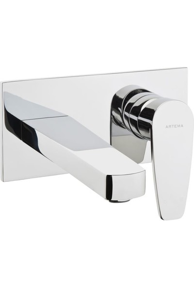 Artema Q-Line A42250 Ankastre Lavabo Bataryası Sıva Üstü Krom