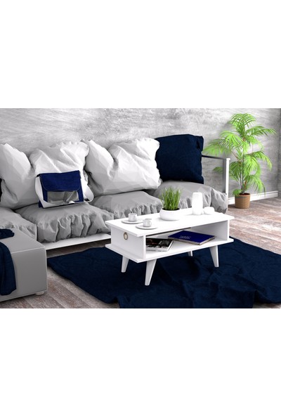 Cantek Peri Orta Sehpa Beyaz Cantek Peri Orta Sehpa Beyaz