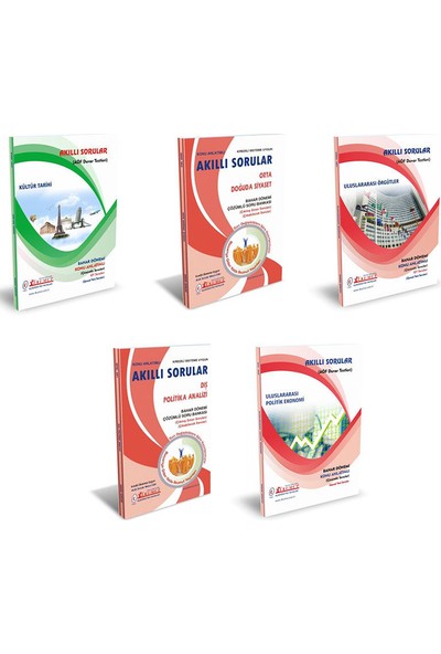 İlkumut Yayıncılık AÖF Uluslararası Ilişkiler 3 Sınıf 6 Yarıyıl Bahar Dönemi Konu Anlatımlı Soru Bankası Set
