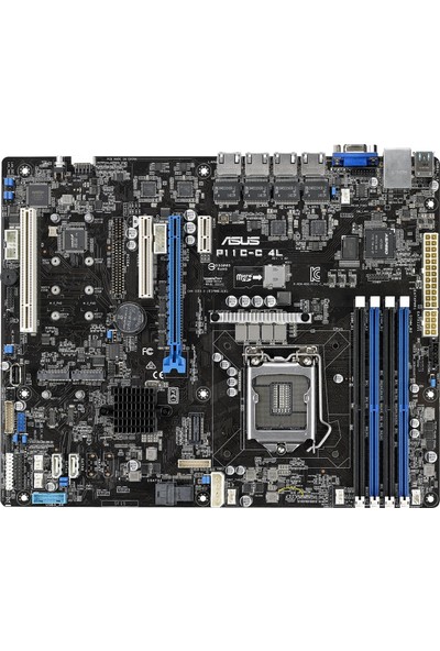 Asus P11C-C/4L Intel C242 DDR4 2666 MHz Lga1151 mAtx Anakart Asus P11C-C/4L Intel C242 DDR4 2666 MHz Lga1151 mAtx Anakart