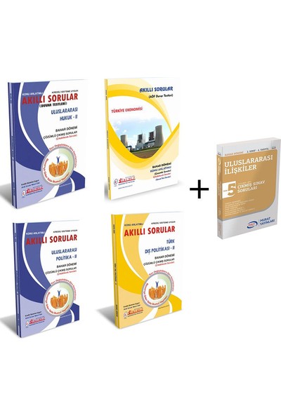 İlkumut Yayıncılık AÖF Uluslararası İlişkiler 2. Sınıf 4 Yarıyıl Bahar Dönemi Konu Anlatımı Ve Çıkmış Sorular Set Güncel