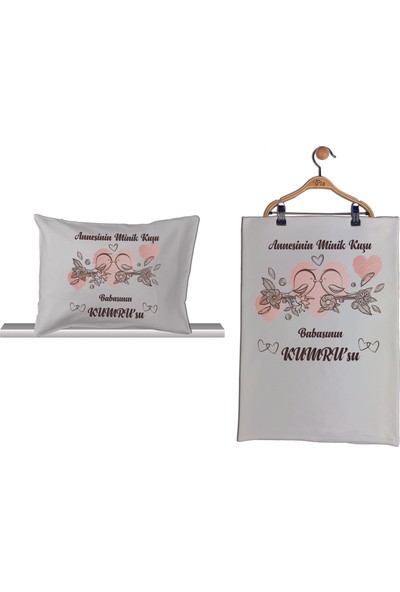 Pia Baby Gl 1927-11 İsme Özel Bebek Battaniye Yastık Seti Pia Baby Gl 1927-11 İsme Özel Bebek Battaniye Yastık Seti