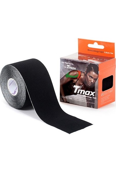Tmax Tape Siyah Kinesio Ağrı Sporcu Bandı Tmax Tape Siyah Kinesio Ağrı Sporcu Bandı