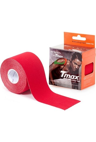 Tmax Tape Kırmızı Kinesio Ağrı Sporcu Bandı Tmax Tape Kırmızı Kinesio Ağrı Sporcu Bandı