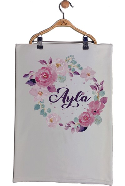 Pia Baby Gl 1914-09 İsme Özel Bebek Battaniyesi