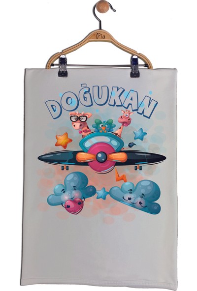 Pia Baby Gl 1917-09 İsme Özel Bebek Battaniyesi