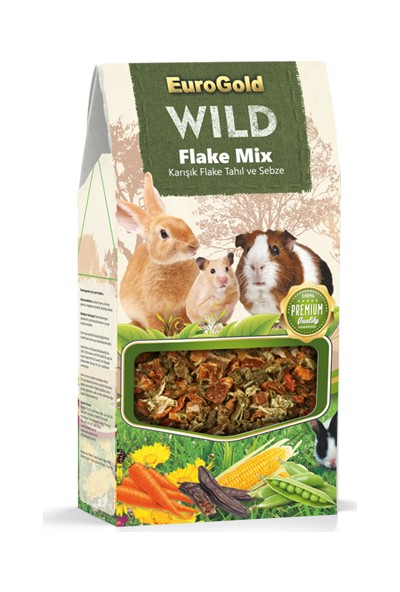 Eurogold Wild Flake Mix Karışık Flake Tahıl ve Sebze 120 g Eurogold Wild Flake Mix Karışık Flake Tahıl ve Sebze 120 g