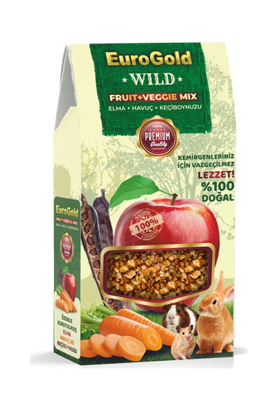 Eurogold Wild Fruit Veggie Mix Kemirgen Yem Katkısı 120 g